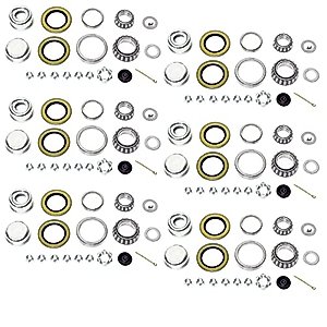 6) Trailer Bearing Kit for 6000# Axles #42 Spindle 15123/22580 E.P.R.