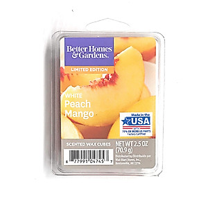 Better Homes and Gardens White Peach Mango Wax Cubes