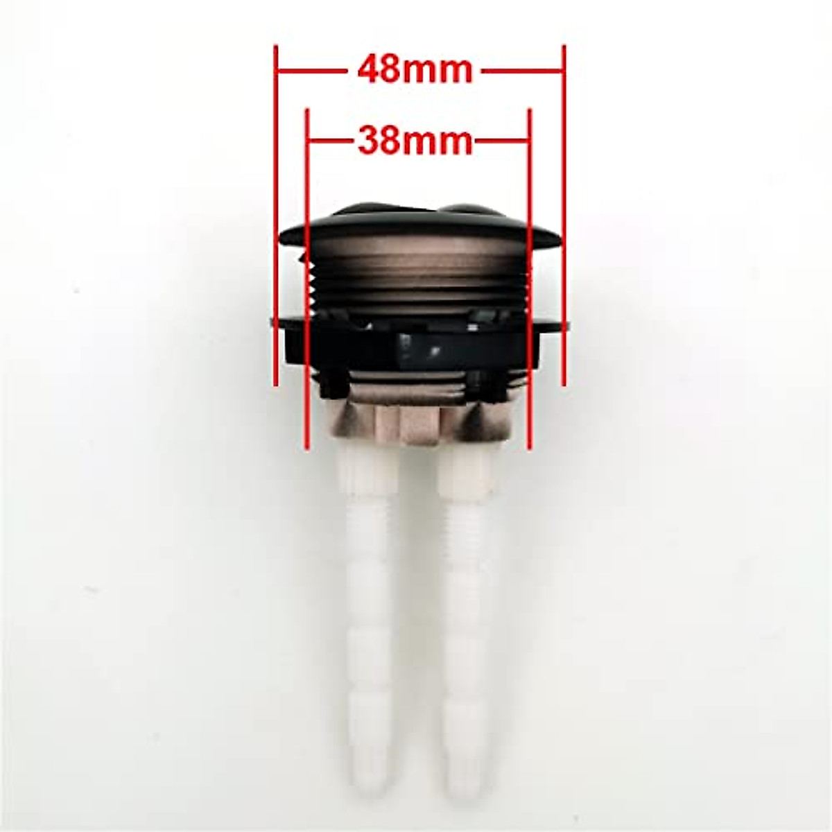 DLOETT Dual Flush Toilet Tank Colour Button Round Shape Toilet Push Buttons Bathroom Accessories 38mm