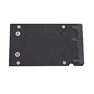 Superjiuex S101 Solid State Drive Transfer Box mSATA to SATA III 2.5 inch SSD Aluminum Hard Disk Box SSD Adapter Card