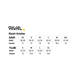 Easton | RIVAL+ Knicker Piped Baseball Pant | White/Black | Adult | Medium