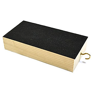 Wooden Friction Block Set - Wood, Sandpaper and Felt Surfaces - Measure 6 x 3 x 1.25" Each -Made in The USA