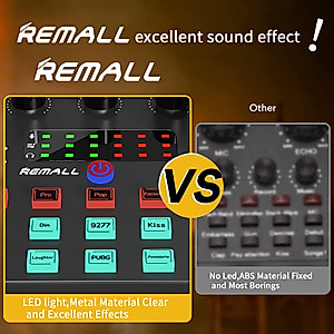 REMALL Sound Effects Board for Podcast (V8)