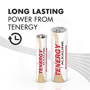 Tenergy Combo 48xAA 24xAAA 1.5V Alkaline Batteries, High Performance AA/AAA Non-Rechargeable Battery for Clocks, Remotes, Toys & Electronic Devices, Household Batteries