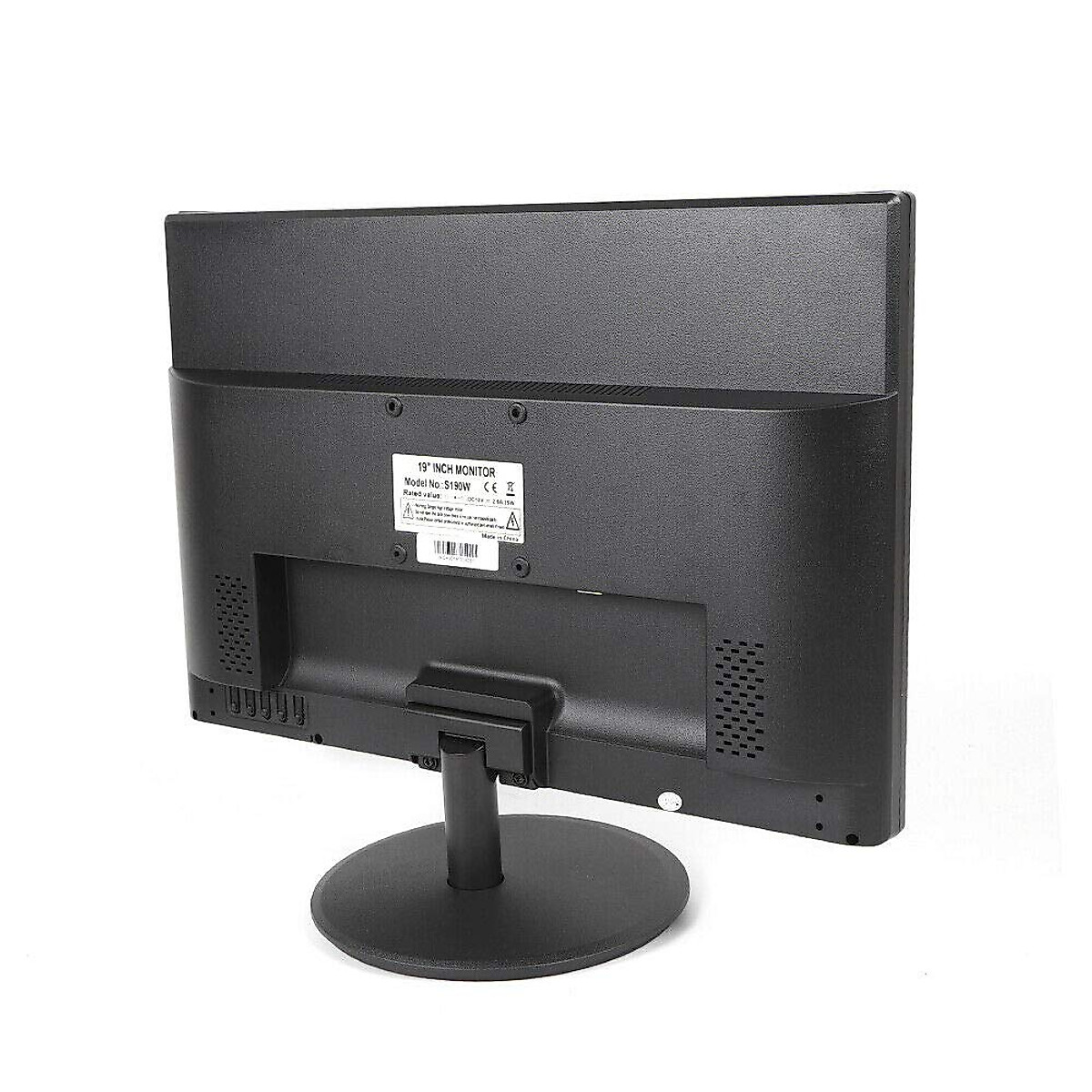 KIOPOWQ 19" LED Monitor 1440×900 Resolution with RGB, VGA, HDMI, USB Interface, Cash Register POS System for Small Business, Desktop Monitor for POS, PC, Client, Retail, Bar