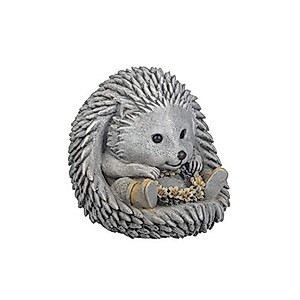 Roman Garden - Hedgehog in Rain Boots Statue, 7.5H, Pudgy Pals Collection, Resin and Stone, Decorative, Garden Gift, Home Outdoor Decor, Durable, Long Lasting
