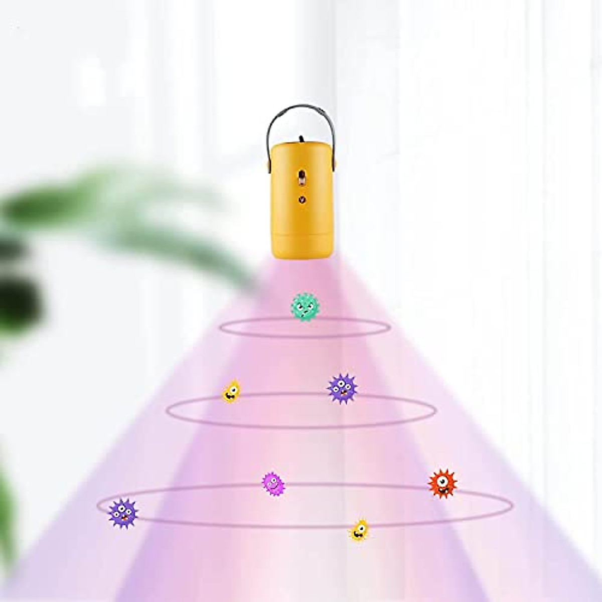 TLAXQLLG Mini Dryer, Portable Clothes Dryer, Mini Travel Dryer Machine with Big Clothes Bags and Warm Shoe Expansion Tube for Apartments Travel (Yellow_1)