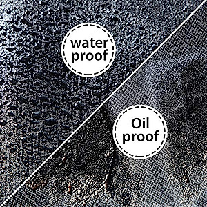 Syhood Chili Cook Off Aprons Black Bib Cook Off Aprons Waterproof Aprons for Kitchen Crafting BBQ Drawing Outdoors