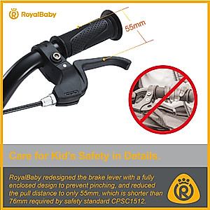 RoyalBaby Freestyle Kids Bike for Boys Girls Childrens Bicycle with Kickstand, 18 Inch Fuchsia