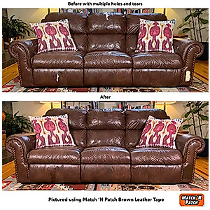 Match 'N Patch Realistic Black Leather Repair Tape