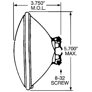 Wagner Lighting 4007 Standard Multi-Purpose Light Bulb Box of 1