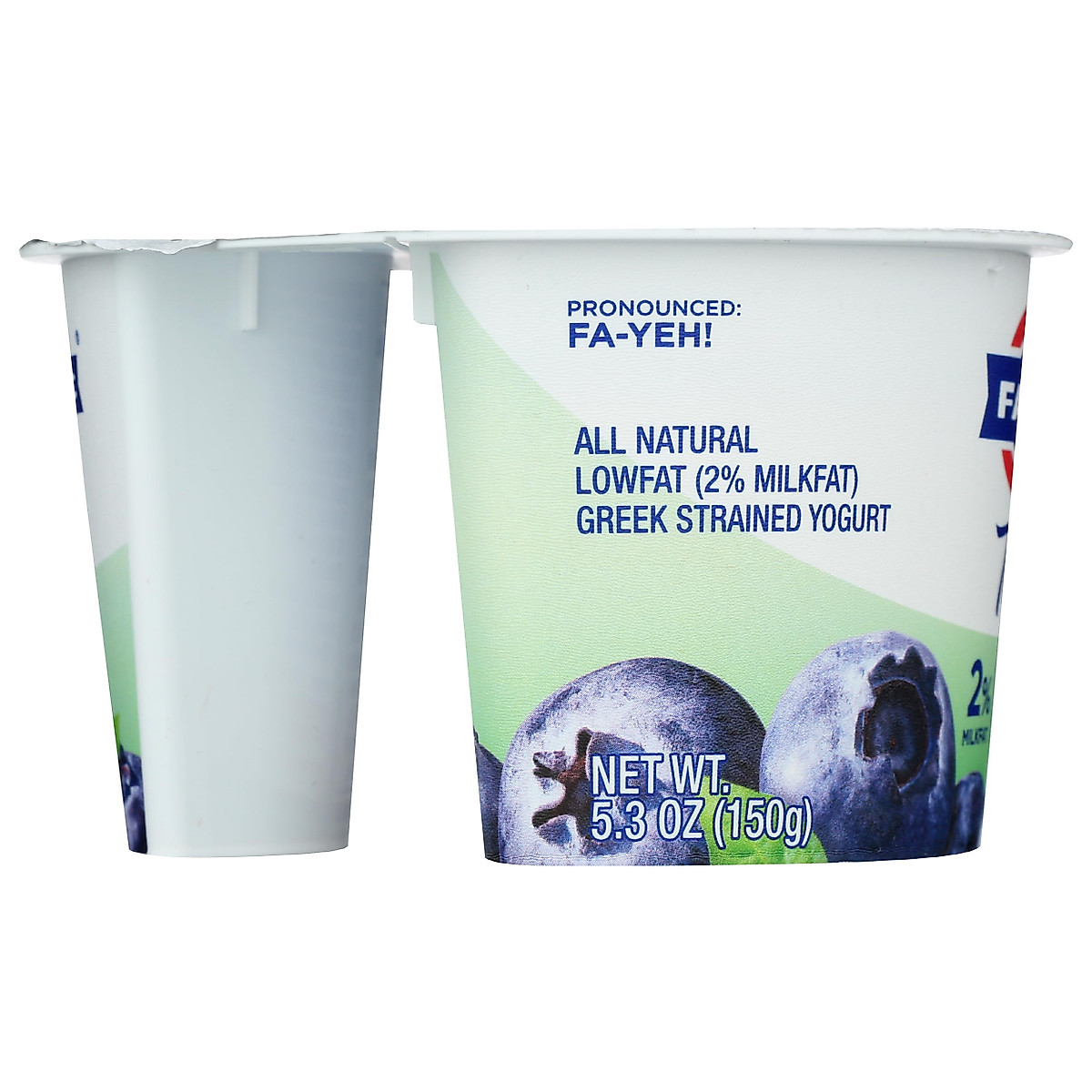 FAGE TOTAL Split Cup, 2% Greek Yogurt with Blueberry, 5.3 oz
