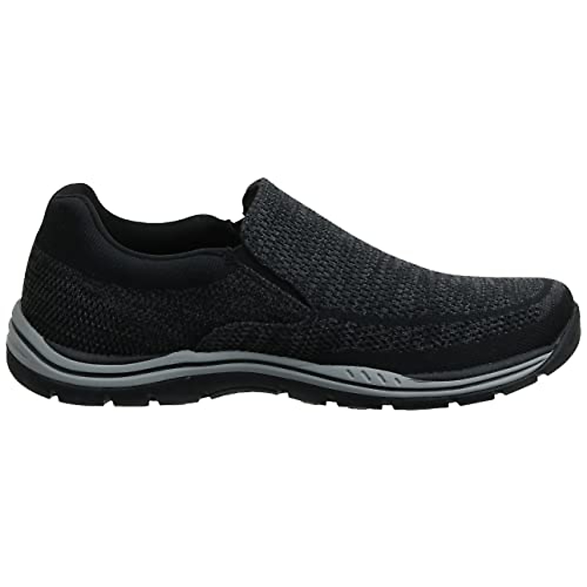 Skechers USA Men's Expected Gomel Slip-on Loafer,Black,10 2W US