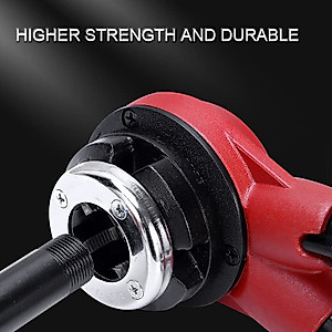 Pipe Threader kit, Manual Plumber Pipe Threading Set, Ratcheting Pipe Threading Tool Set with Storage Case (4 Dies-1/2" 3/4" 1" 1-1/4")