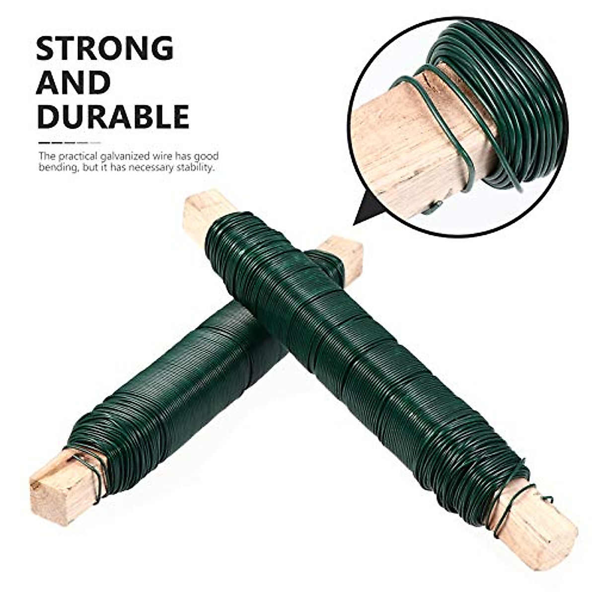 DOITOOL 3pcs Iron Wire Gardening Tree Wire DIY Bonsai Wire Stems Aluminum Bonsai Training Wire Bonsai Tool Kit Heavy Duty Wire Bonsai Wires Anodized DIY Kits Flexible Metallic Paint