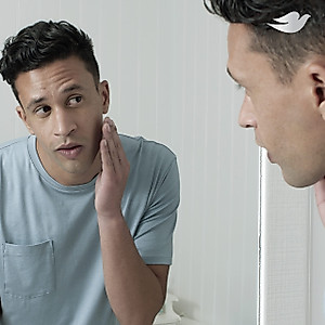 Dove Men+Care Shower Tool For Stronger, Healthy-Feeling Skin Active Clean Scrubs and Exfoliates for a Deeper Clean With Body Wash, 4 Pack