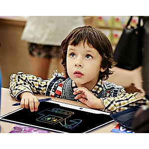 NOBES Toys for 3-10 Years Old Boys Girls, 15-Inch Large LCD Writing Tablet Drawing Tablet for Kids & Adults, Toddler Doodle Board, Drawing Pad, Holiday Birthday Gifts for Kids Age 3 4 5 6 7 8 (Blue)
