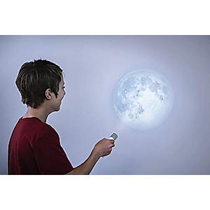 4M KidzLabs Moon Torch Projector Astronomy Science STEM Toys Educational Gift for Kids & Teens, Girls & Boys