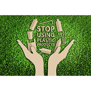 Plant Based Drinking Straws by StrawPanda- (250 Pack) an Eco Friendly Alternative to Plastic Straws, BPA Free