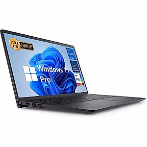 Dell Inspiron 15 3000 Business Laptop, 15.6" FHD Display, 12th Gen Intel Core i7-1255U, Windows 11 Pro, 64GB DDR4 RAM, 2TB PCIe SSD, WiFi 6, SD Card Reader, Long Battery Life