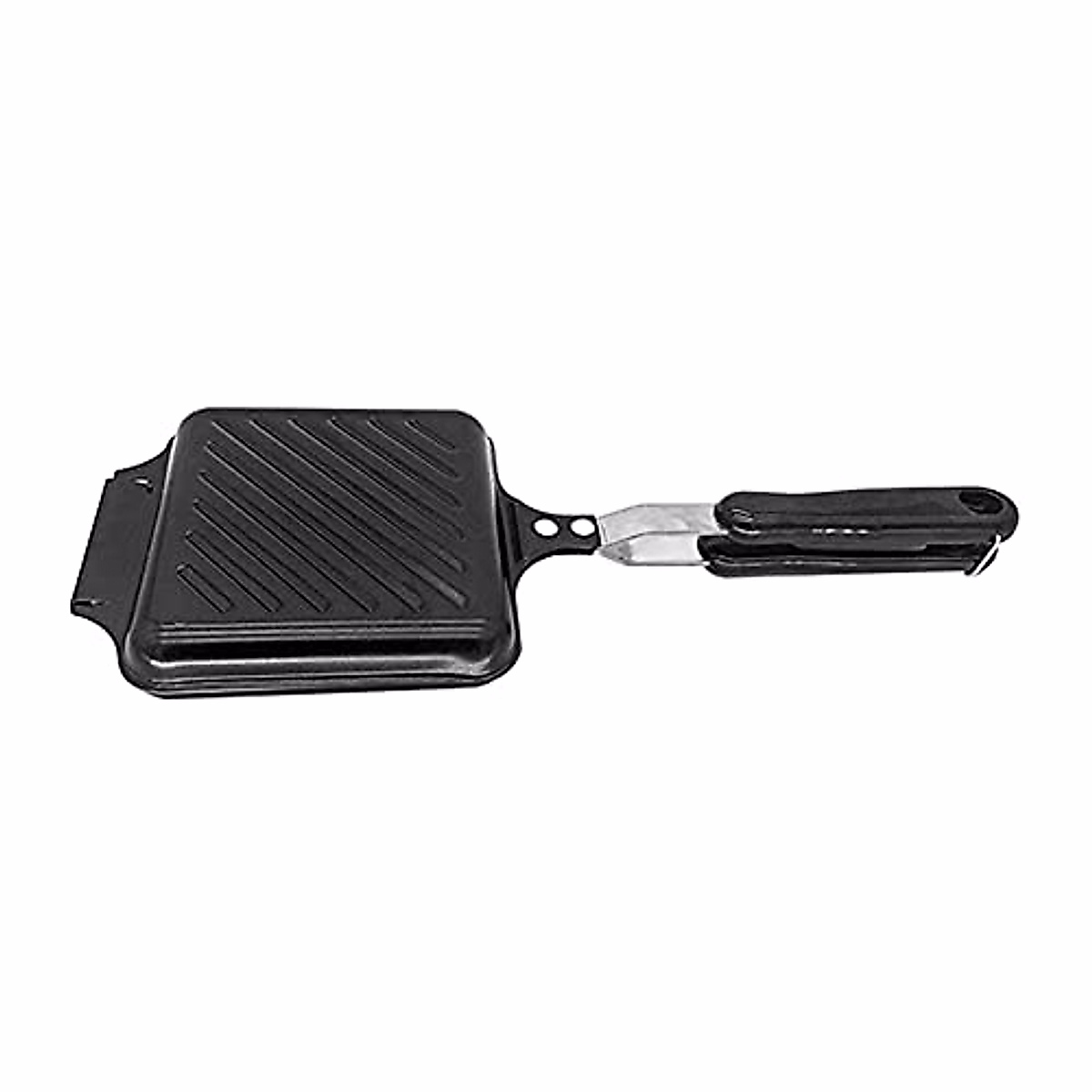 SYCOOVEN Sandwich Maker, Non-stick Grilled Sandwich and Panini Maker Pan with Handle, Double Sided Frying Pan Grilled Cheese Maker Flip Pan for Breakfast Toast Panini Waffle