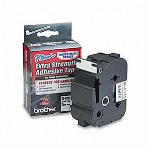 Brother TZES261 TZ Extra-Strength Adhesive Laminated Labeling Tape, 1-1/2w, Black on White