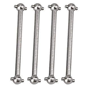 4Pcs 1/18 Drive Shaft, Metal Dog Bone Drive Shaft for WLtoys 1/18 RC Car Parts