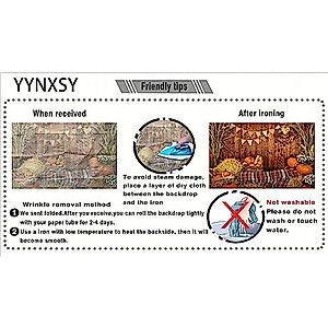 YYNXSY 10X8FT Thanksgiving Autumn Background Autumn Pumpkins to The Countryside Photography Background Harvest Harvest Harvest Background Party Supplies Cake Table Decoration Banner Portrait YY-2501