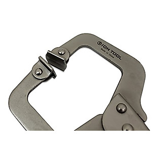 ION TOOL 11” C-Clamp Locking Pliers, Large, Swivel Pads