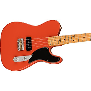 Fender Noventa Telecaster Electric Guitar, with 2-Year Warranty, Fiesta Red, Maple Fingerboard