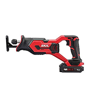 SKIL 20V Compact Reciprocating Saw Includes 2.0Ah PWR CORE 20 Lithium Battery and Charger - RS582902