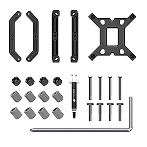 ID-COOLING IS-55 ARGB CPU Cooler Low Profile 57mm Height CPU Air Cooler ARGB 5 Heatpipes 120x120x15mm Slim Fan, CPU Fan for Intel LGA1700/115X/1200; AMD AM4/AM5, For Desktop