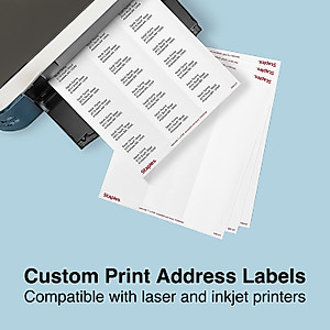 Staples 479884 Laser/Inkjet Address Labels 1-Inch x 2-5/8-Inch White 30 Labels/Sheet