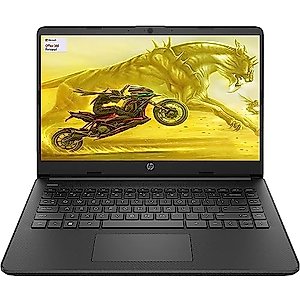 HP 14" HD Laptop, AMD Dual-Core CPU, 16GB RAM, 1000GB (1TB) SSD, 64GB eMMC,1Yr Office 365 w/Accessories(Black)