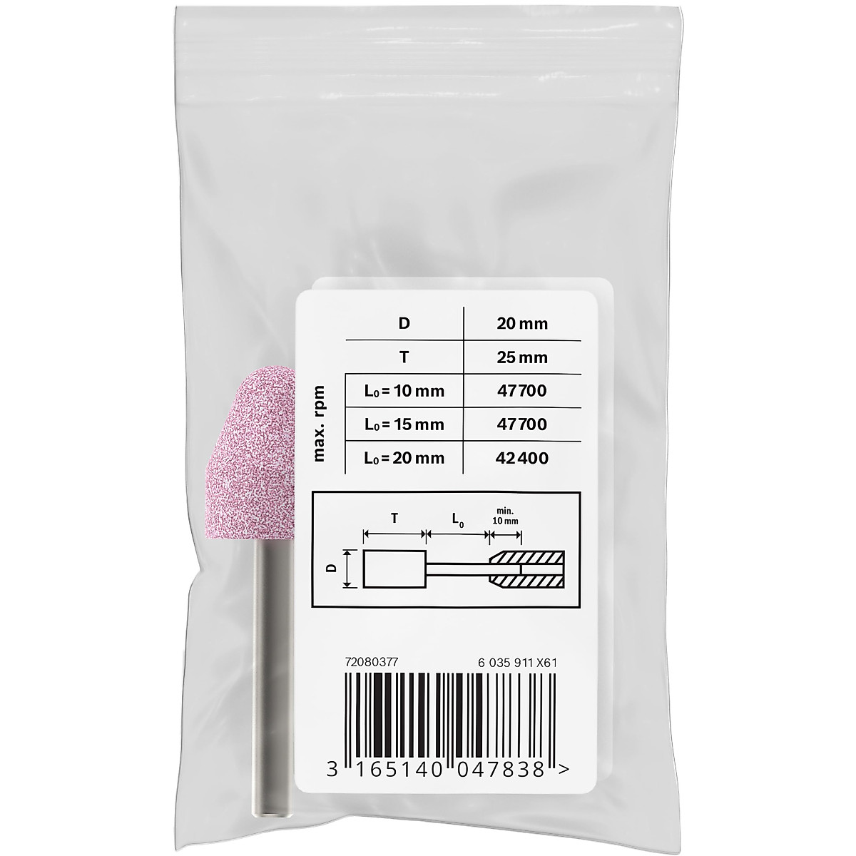 Bosch 2608620014 Grinding Pencil 20mm