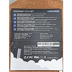 Yoolane Baby Teething Toys Silicone Teethers for Babies 3-24 Months Remote Control Shape Teething Relief Chew Toy for Toddler Infant Boy Girl BPA Free Freezable Newborn Stuff Essentials Gift, 2 Pieces