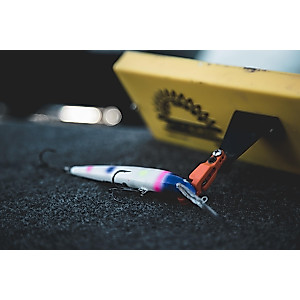 Northland Tackle Rumble Stick Fishing Lure, Freshwater Deep Diving Trolling Crankbait for Walleye, Perfect Lure for Any Kit, Purple Tiger, Size #4, 4.25", 3/8 Oz