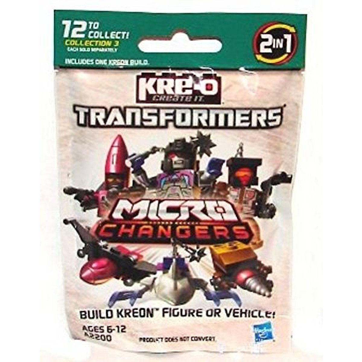 Kre-o: Transformers Micro Changers 2 in 1 - Series 3 ,#G14E6GE4R-GE 4-TEW6W202018