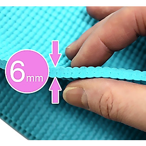 VViViD Folding Travel Yoga & Exercise Mat, With Water-Proof Carry Bag