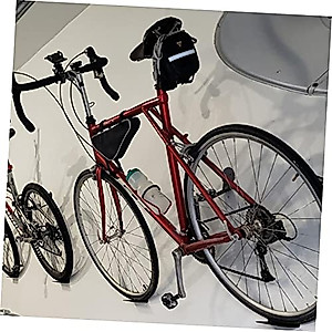 CUBTOL 1 Set Bike Hanger Metal Holder Indoor Bike Metal s Hooks Pot Rack Hook Bike Wall Stand Holders Storage Hooks Bike Supplies Bike Display Rack Bike Storage Hooks Pedal Metal Heavy