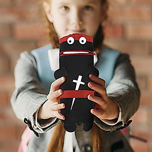 Personalised Pen Bag Cute Little Monsters Canvas Stationery Portable Pencil Pouch Pen Bag Pencil Case Durable Compact Zippered Pencil Bag With Cartoon Ninja Shape