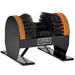 Scrusher - Shoe/Boot Brush & Scrubber - The Deluxe Scrusher Boot & Shoe Cleaner, Weather Resistant Boot Scrubber