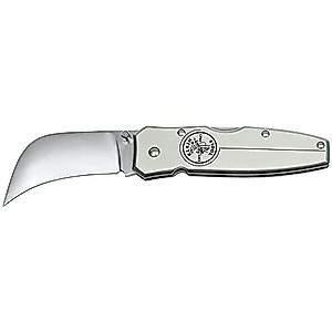 Klein Tools 44006 Pocket Knife, Electricians Knife with 2-5/8-Inch Hawkbill Blade and Aluminum Handle