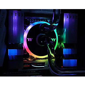 Thermaltake TOUGHRAM RGB DDR4 3600MHz 16GB (8GB x 2) 16.8 Million Color RGB Alexa/Razer Chroma/5V Motherboard Syncable RGB Memory R009D408GX2-3600C18B