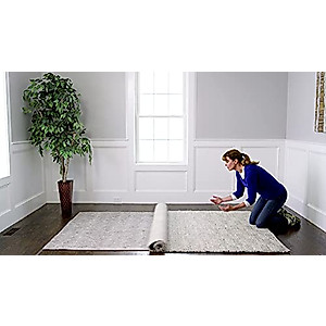 RUGPADUSA - Basics - 6'x9' - 1/4" Thick - Felt + Rubber - Non-Slip Rug Pad - Cushioning Felt for Added Comfort - Safe for All Floors and Finishes