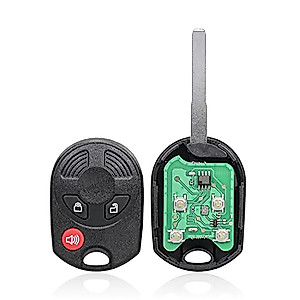 OUCD6000022 Flip Key Keyless Entry Remote Key Fob for Ford Escape for Ford Transit Connect 2012-2019 1 PCS 3 Buttons-SCITOO