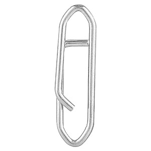 Demeras 100PCS Fishing Safety Snaps Stainless Steel Fishing Interlock Snaps Line Terminal Tackle Accessory for Outdoor Fishing(S)