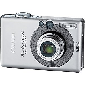 Canon Powershot SD400 5MP Digital Elph Camera with 3x Optical Zoom
