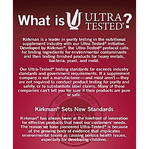 Kirkman - Acetyl L-Carnitine 250 mg - 90 Capsules - Supports Sustained Cellular Energy Production - Hypoallergenic