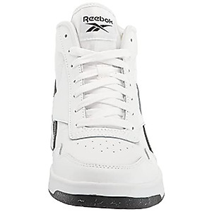 Reebok Women's Club C High Top Cross Trainer, White/Black, 7.5